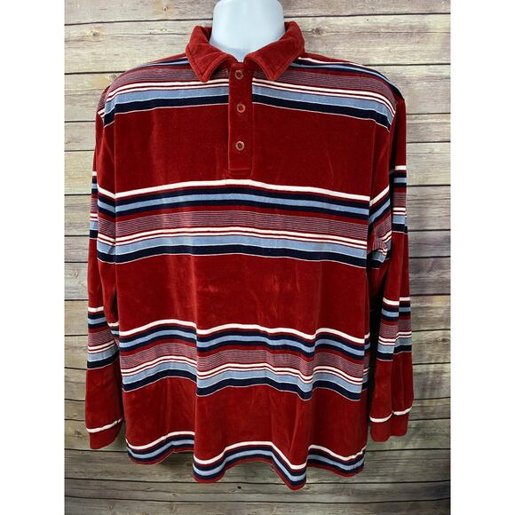 Bullhead | Shirts | Vintage Bullhead Polo Shirt Large Velvet Texture ...